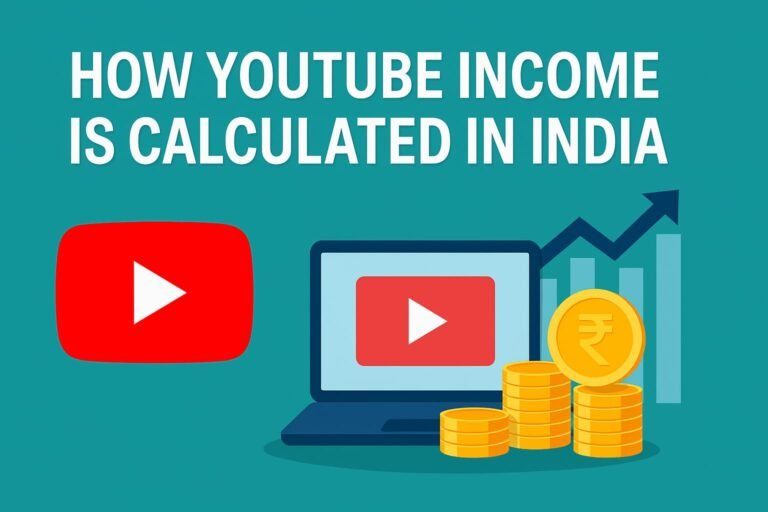 How YouTube Income Is Calculated in India (2025): RPM & Payouts